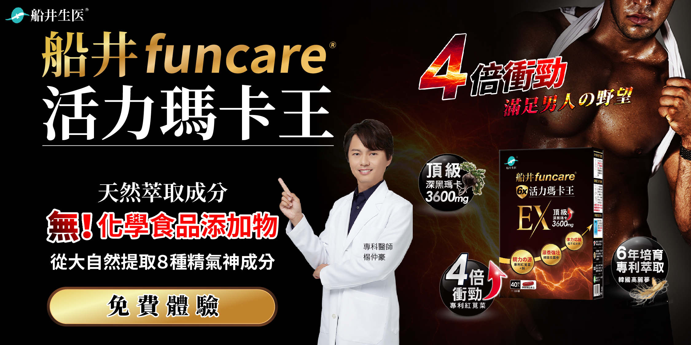 船井活力瑪卡王EX 4倍衝勁 滿足男人的野望 @ 食力foodNEXT‧食事求實的知識頻道